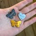 ADD-ON Butterfly Dog Tag, Personalized Stainless Steel Pet ID - Etsy