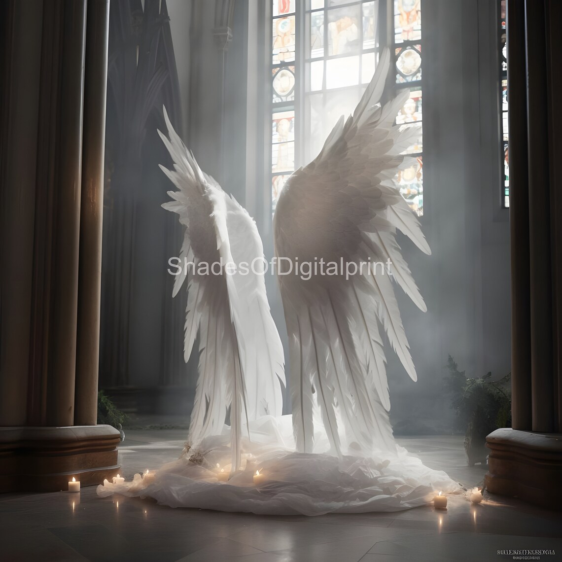 Cathedral Angel Wings for Backdrops - Etsy