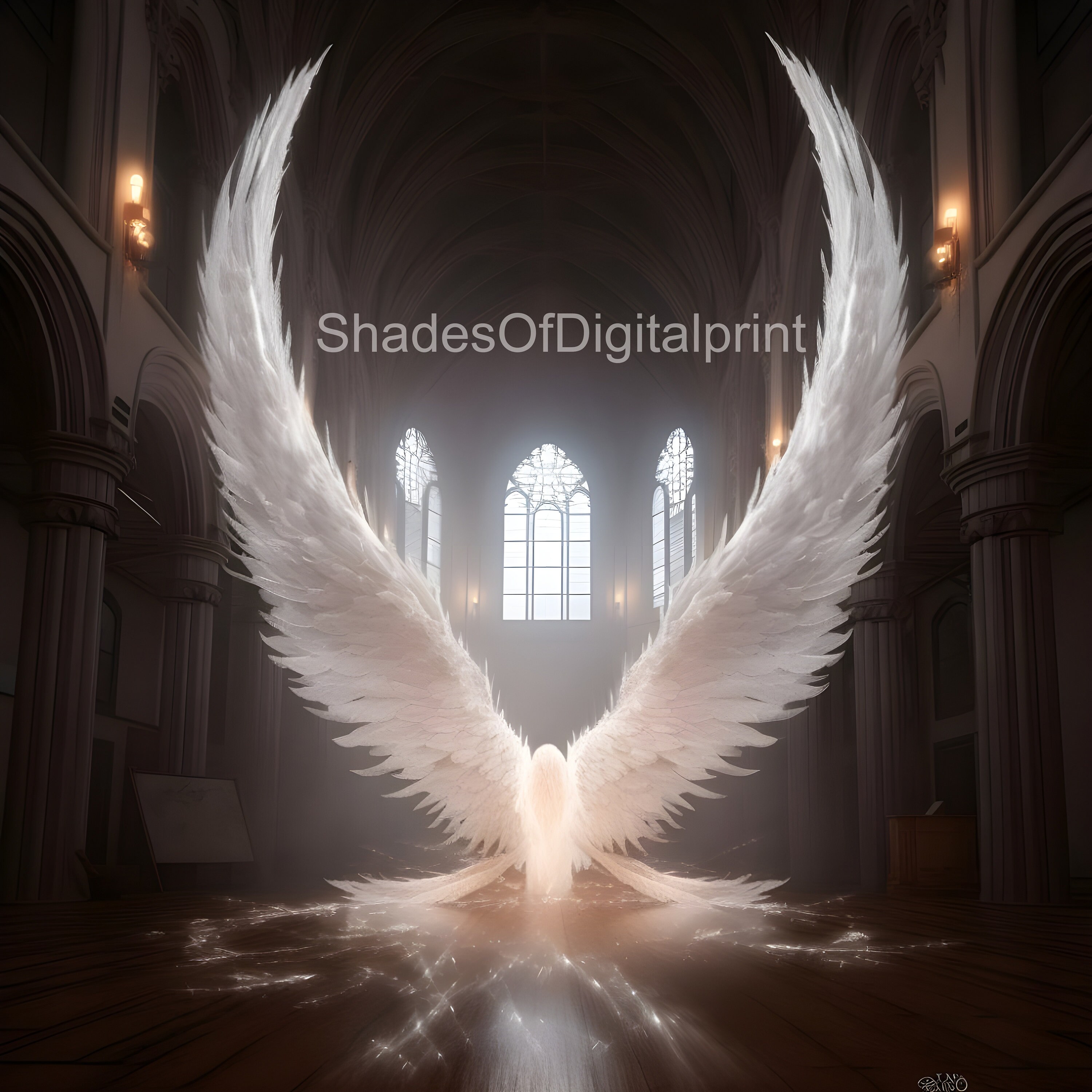 Cathedral Angel Wings for Backdrops - Etsy