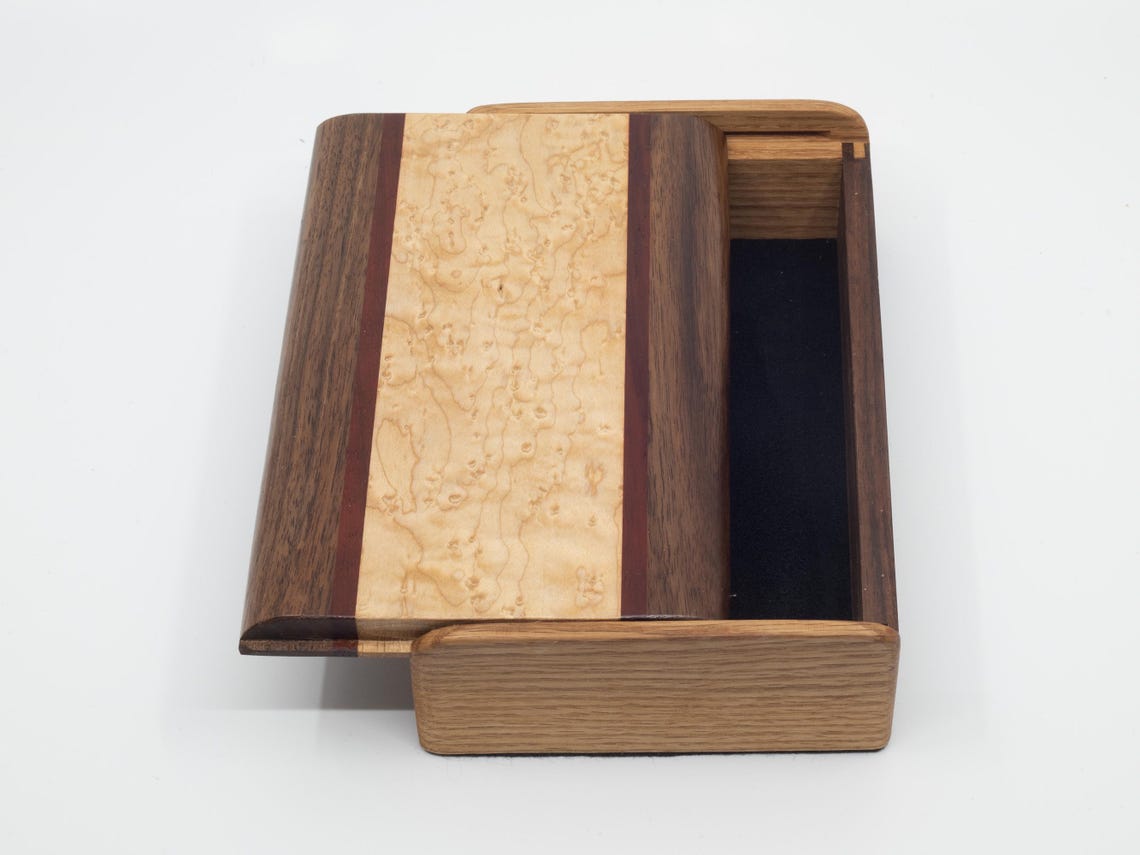 Sliding Top Box | Jewelry Box | Keepsake Box| Organizing Box | Small ...