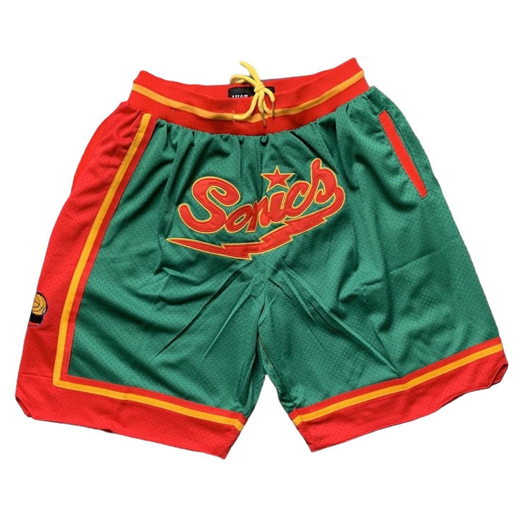 Seattle Vintage Throwback Classic Summer Basketball Shorts - Etsy