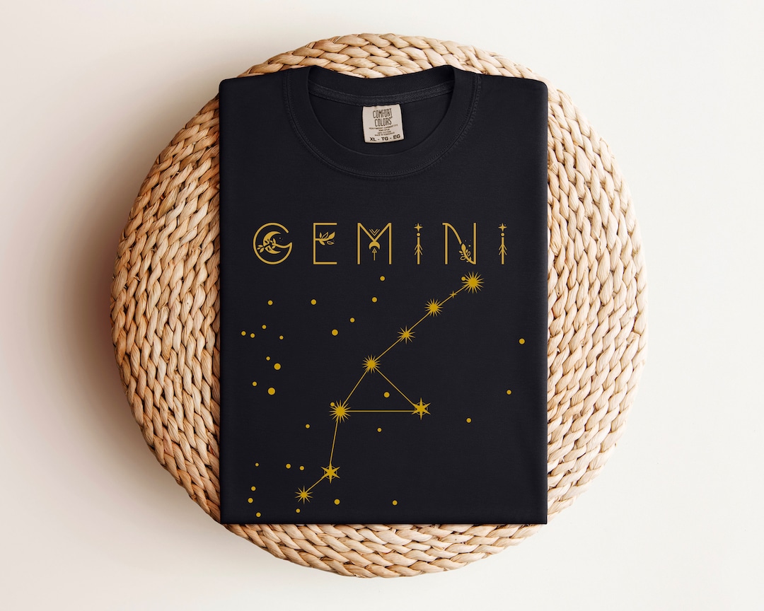 Gemini T Shirt, Constellation Shirt, Gemini Astrology T-shirt, Gemini ...