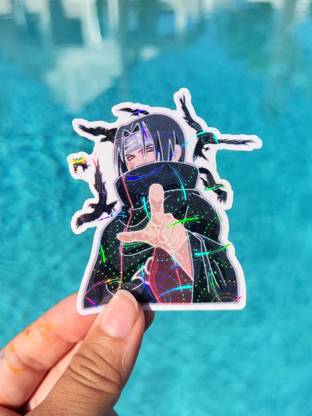 Itachi Uchiha Naruto Sticker Gloss or Holographic Laminate - Etsy