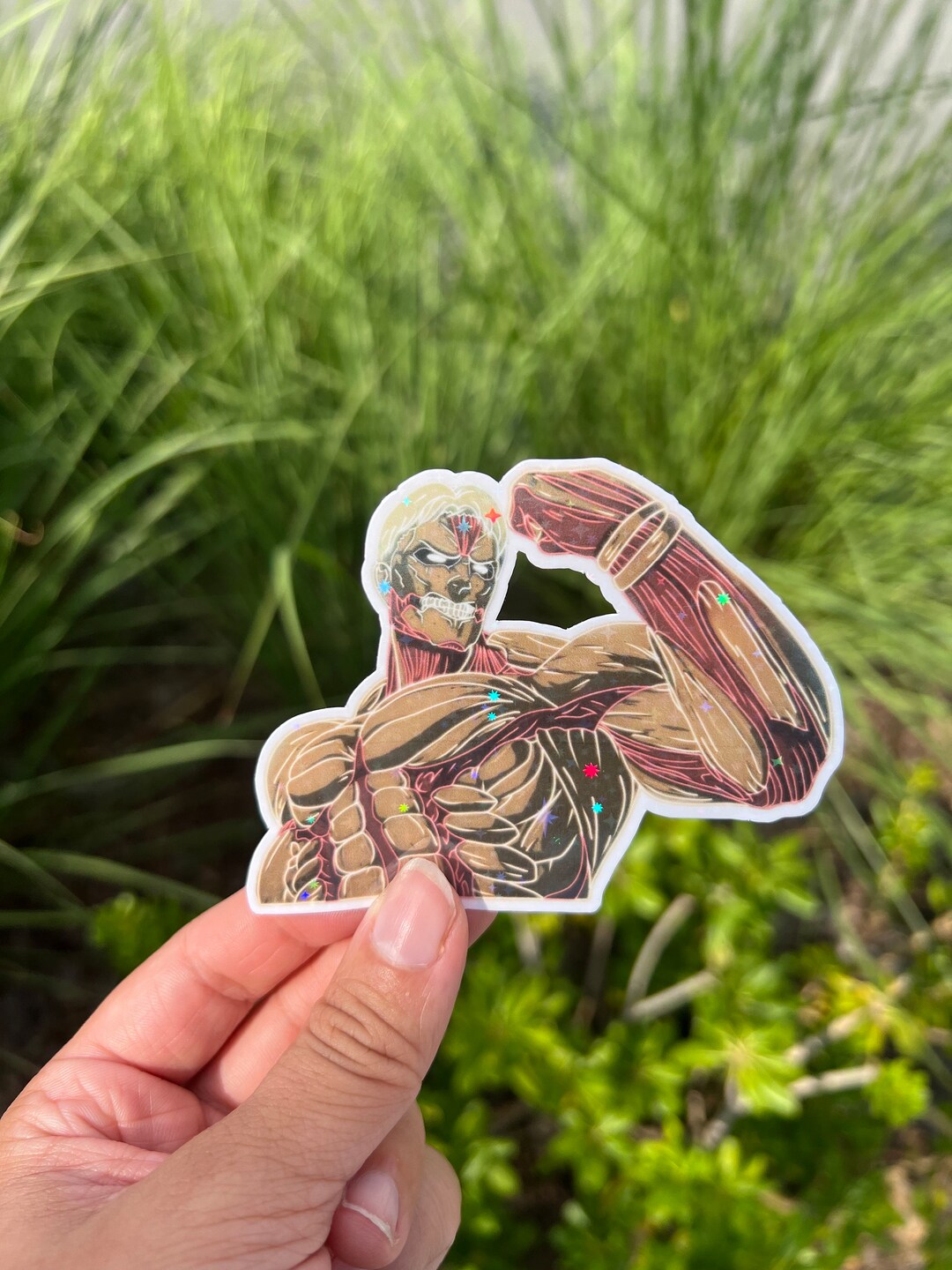 Armor Titan Sticker | Reiner Braun | Attack on Titan Sticker ...