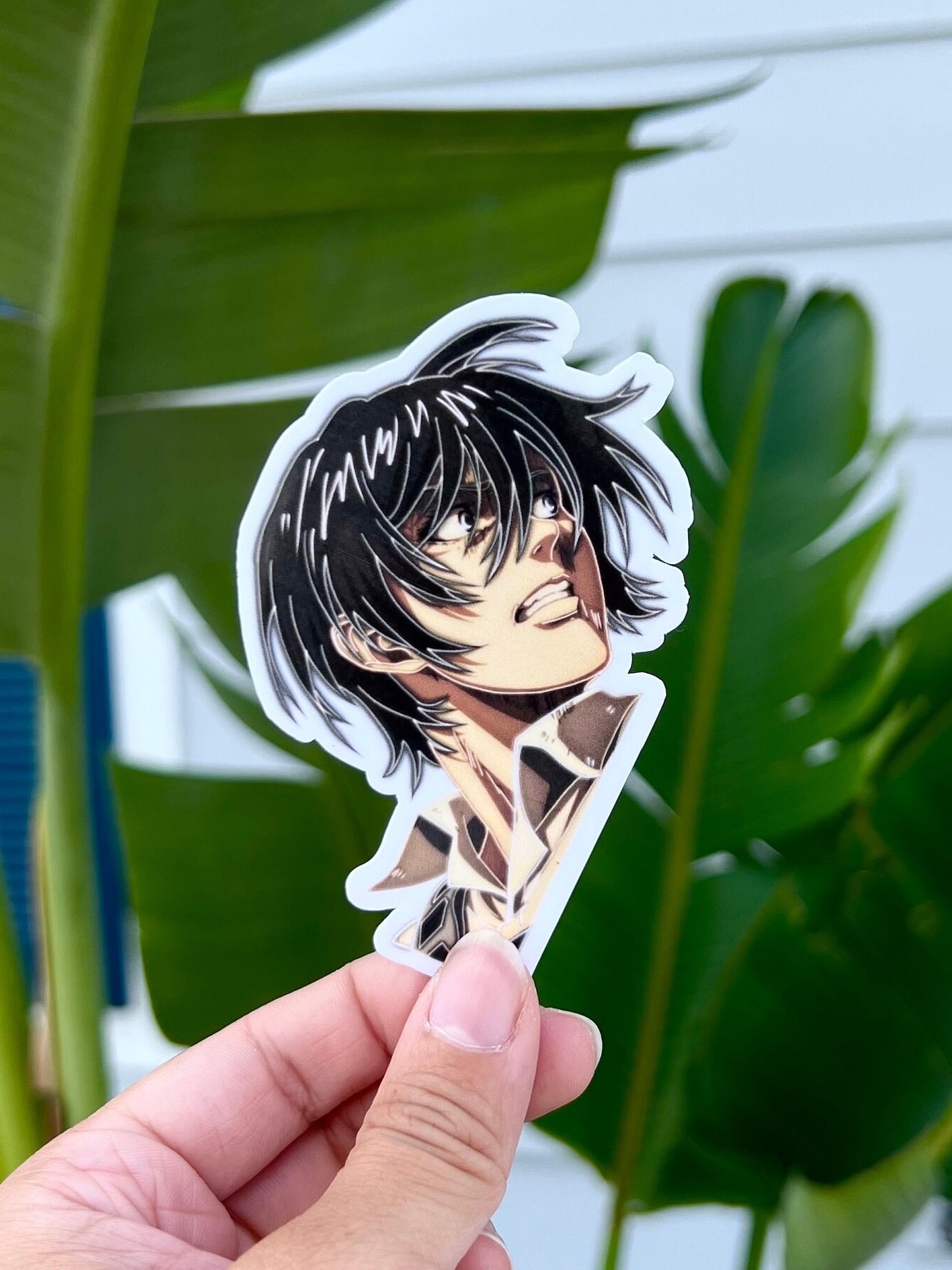 Mikasa Ackerman Attack on Titan Sticker Available in Gloss - Etsy
