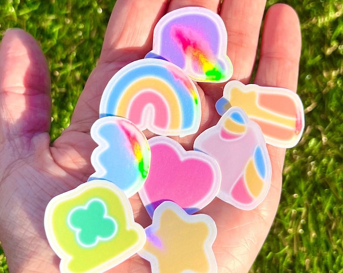 Lucky Charms Cereal Stickers 8ct Available in Gloss or Holographic ...