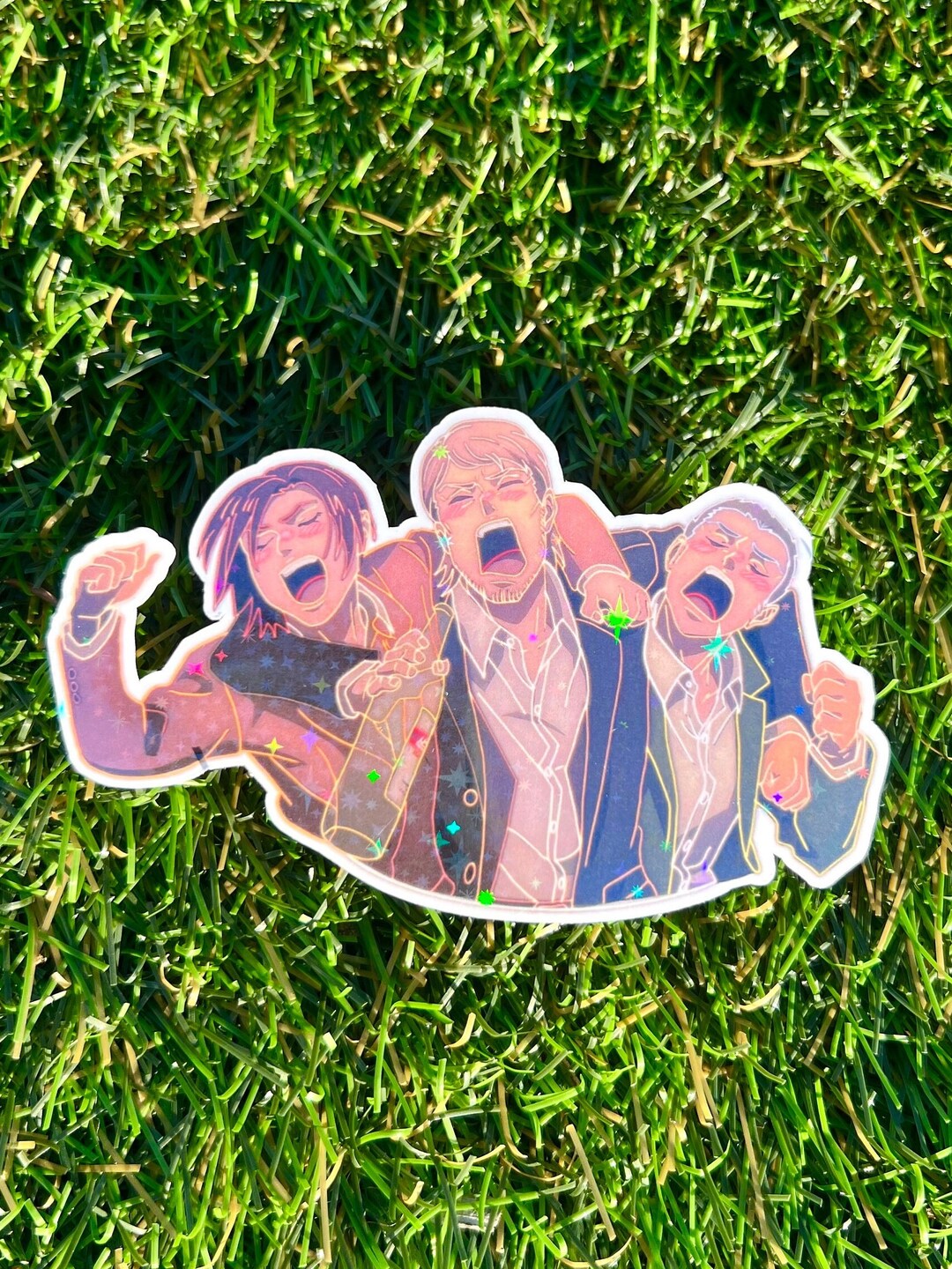 Attack on Titan Sticker | Available in Gloss or Holographic Laminate - Etsy