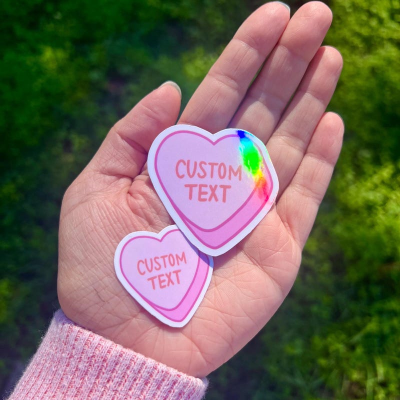 Small Heart Stickers - Etsy