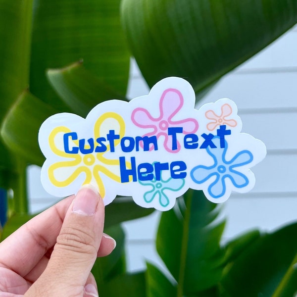 Spongebob Favor Tag - Etsy