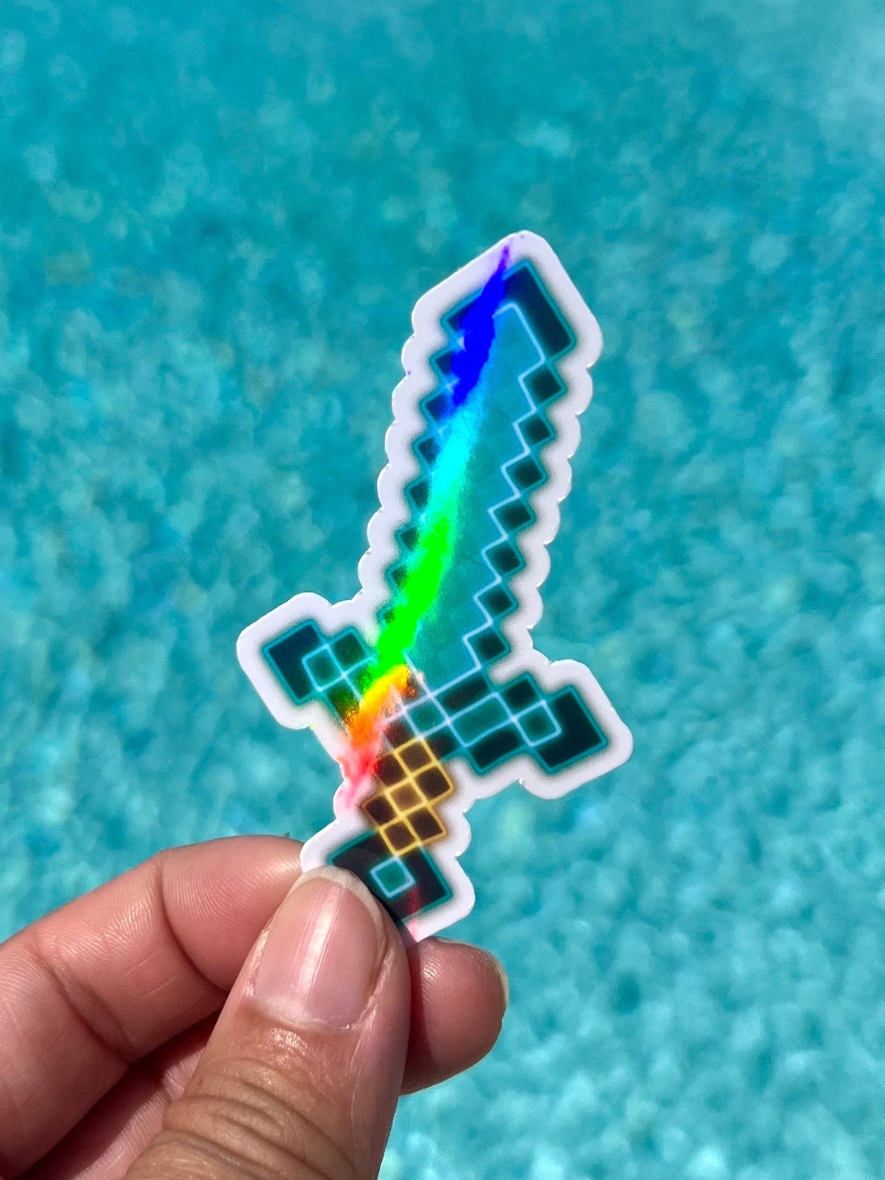 Minecraft Diamond Sword | Enchanted Sword | Available in Gloss or ...