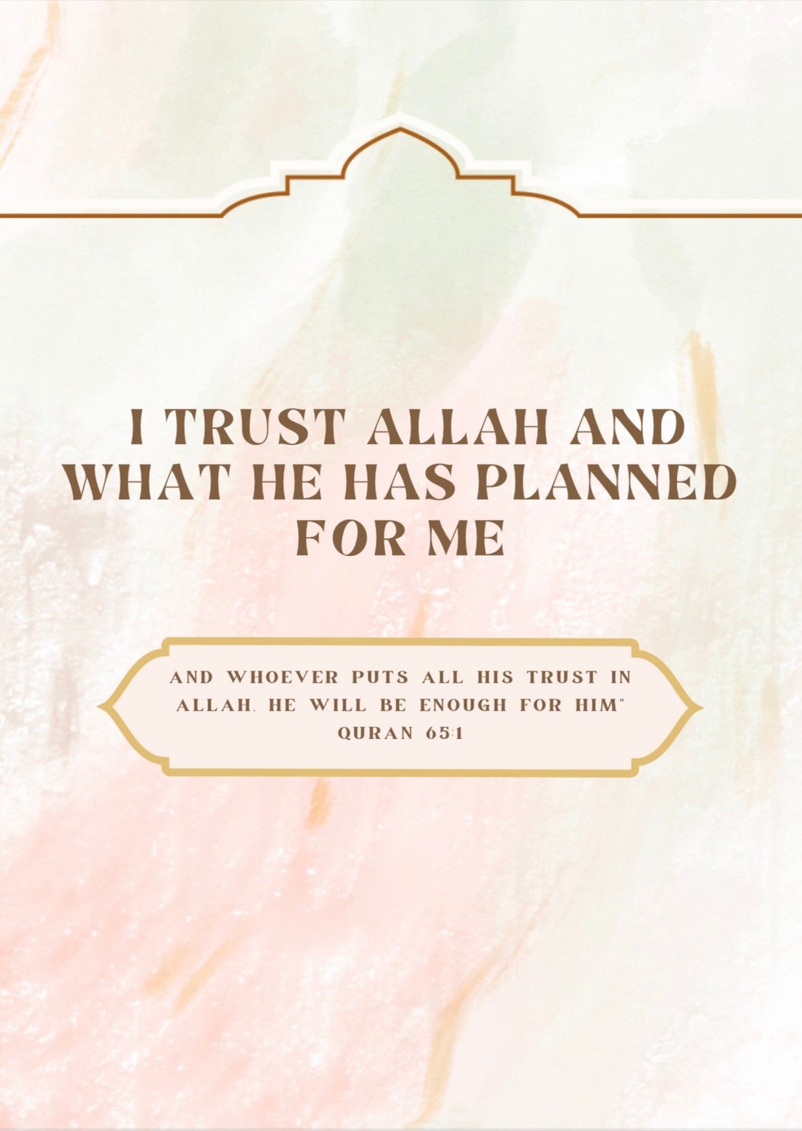 Islamic Affirmation Printables, Muslim Resources, Islamic Digital Cards ...