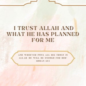 Islamic Affirmation Printables, Muslim Resources, Islamic Digital Cards ...