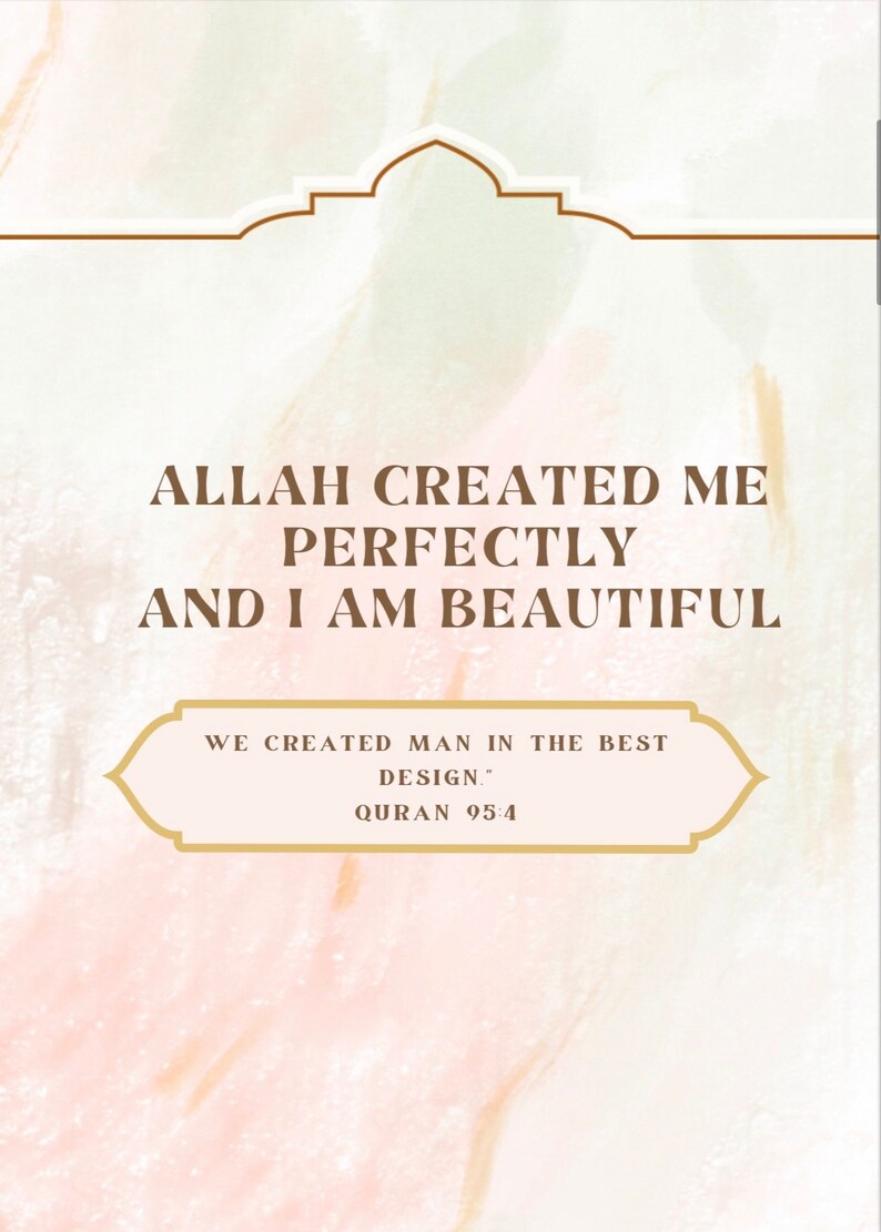 Islamic Affirmation Printables, Muslim Resources, Islamic Digital Cards ...