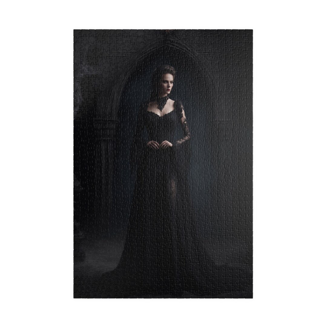 Victorian Elegance Reimagined: Brooding Vampire Puzzle Art - Etsy