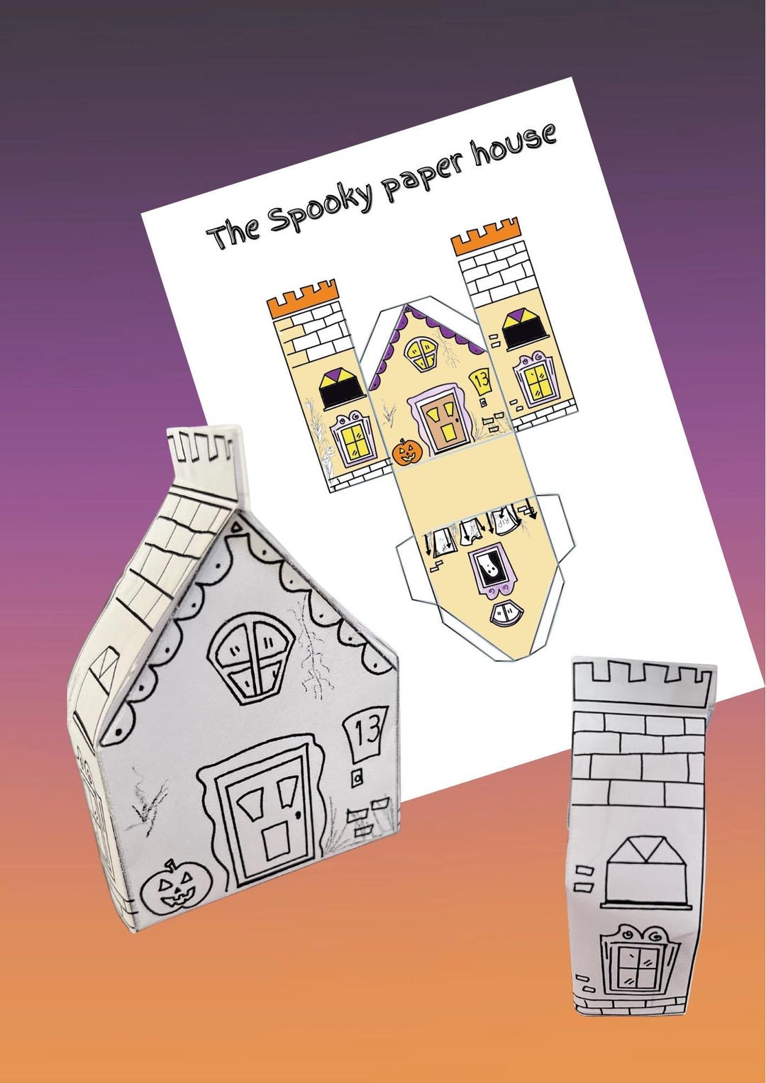 The Spooky Haunted House! A Downloadable and Printable Activity for ...