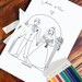 Wedding Activity Coloring Books for Kids Printable Personalized Wedding ...
