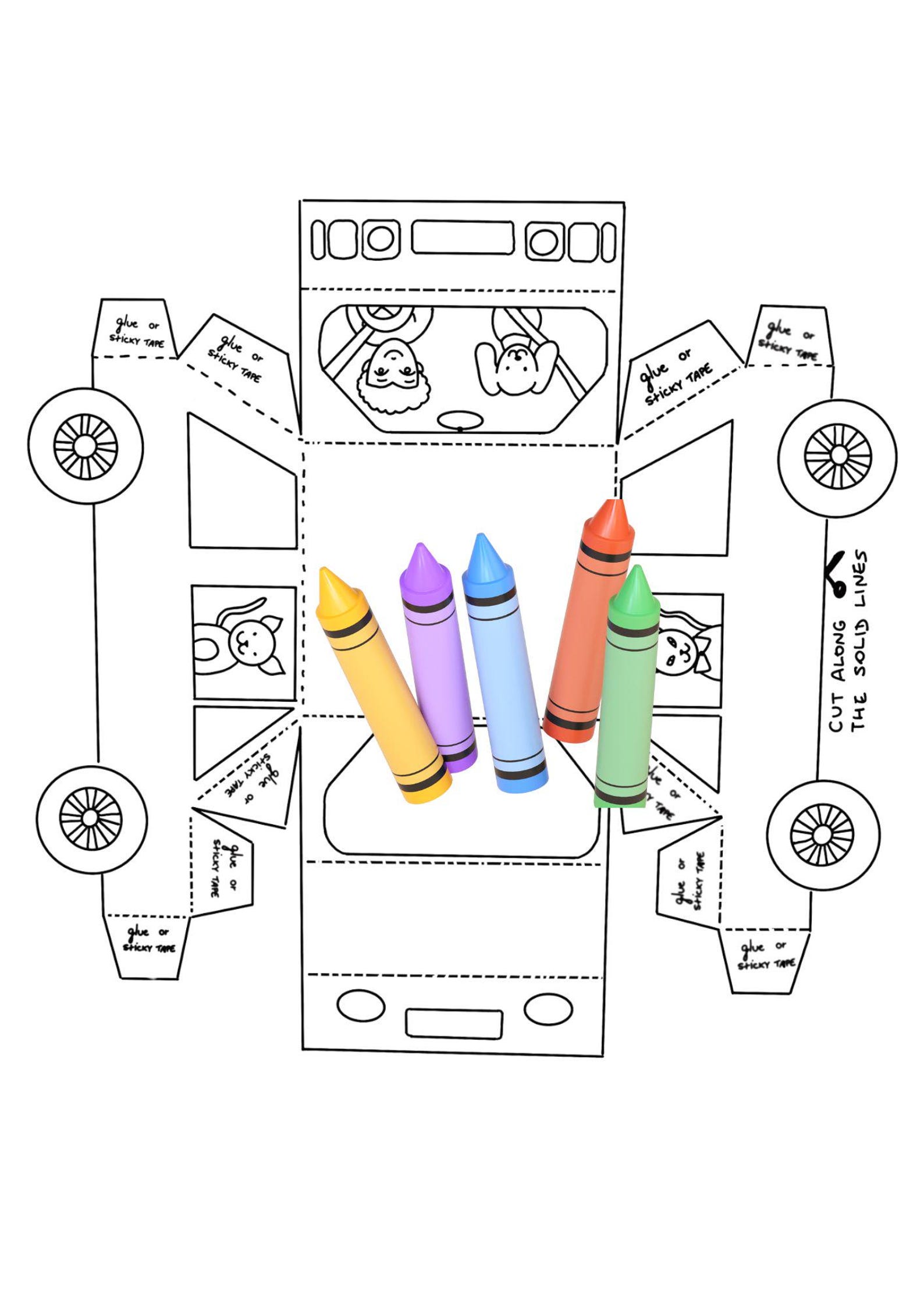 My Car is a Printable and Downloadable Activity for Kids Kindergarten ...