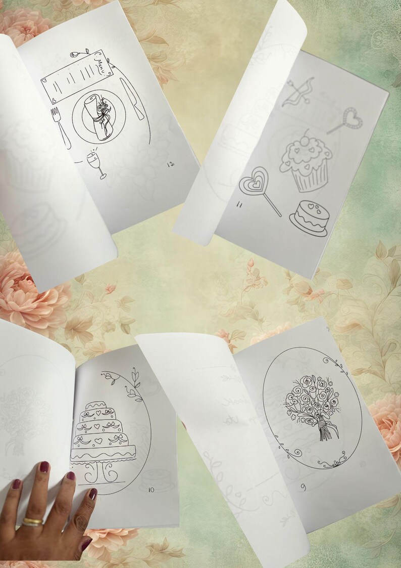 Wedding Activity Coloring Books for Kids Printable Personalized Wedding ...