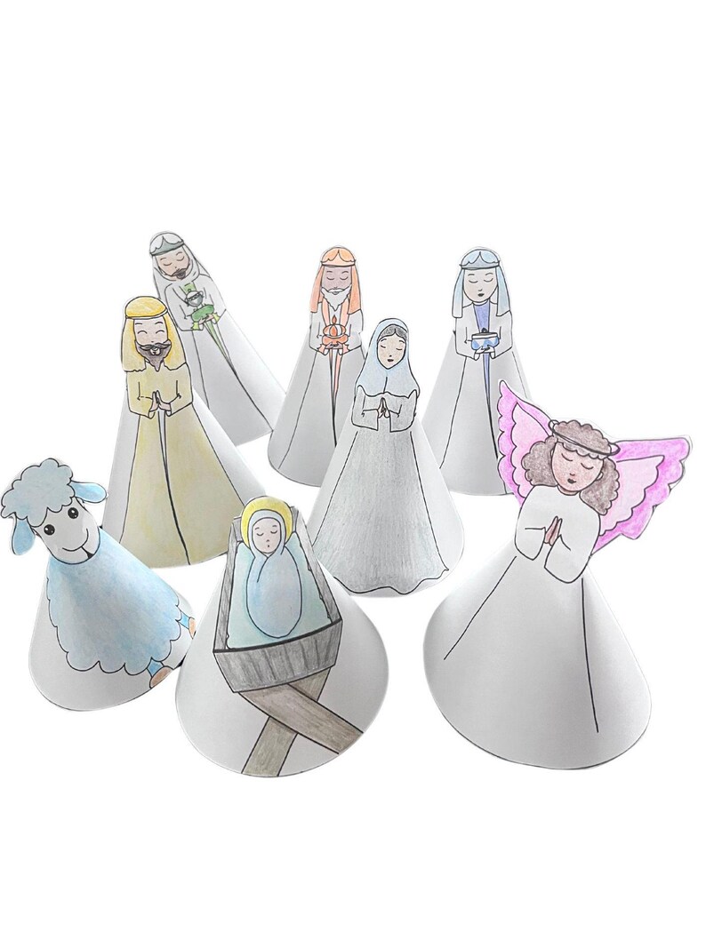 Paper Made Navidad Printable Coloring Page Activity for Kids Holiday ...