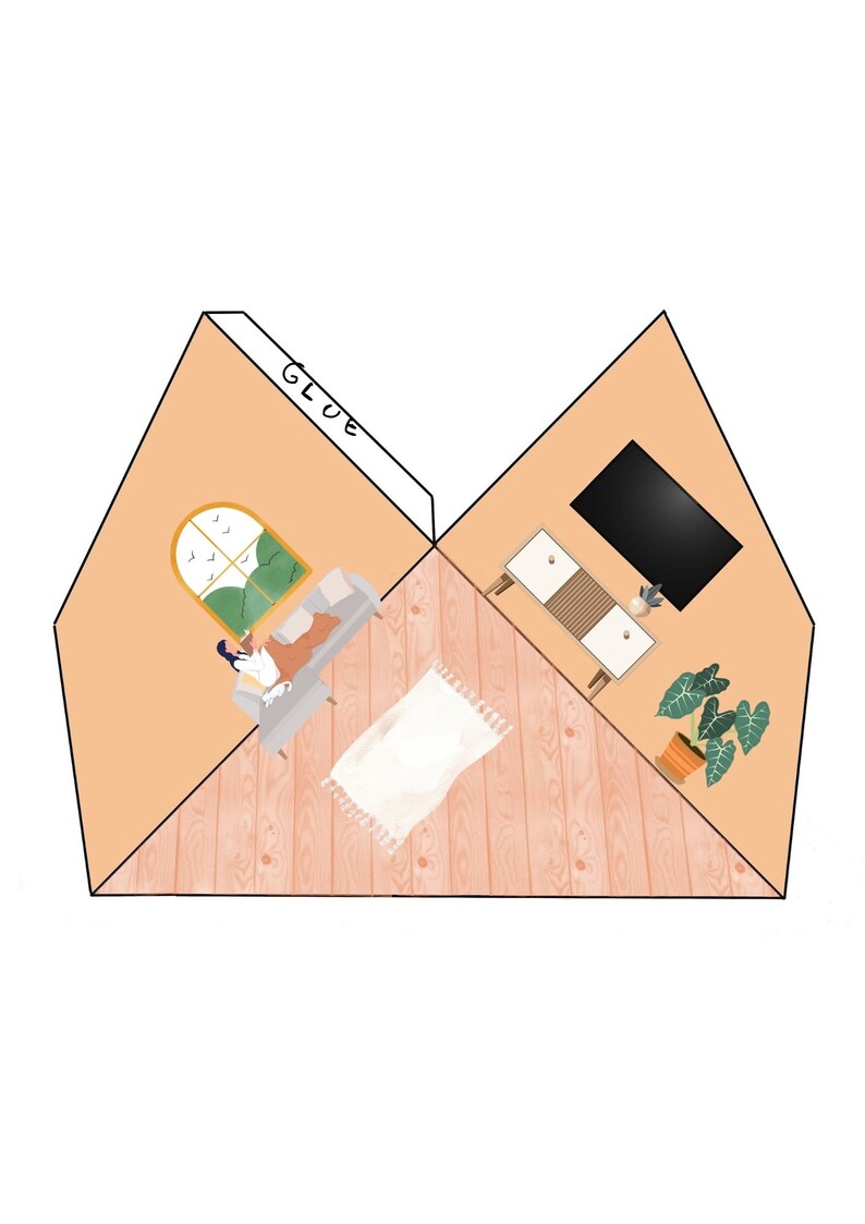 The Printable Doll House Downloadable Craft for Kids Play and Learn Cut ...