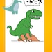 T-rex Dinosaur Finger Puppet Downloadable Printable Kindergarten ...