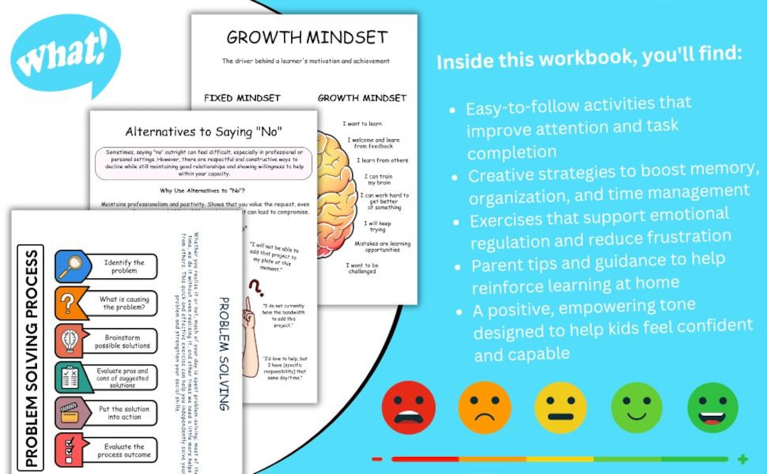 Executive Functioning Workbook for Kids: Focus, Planning, Organization ...