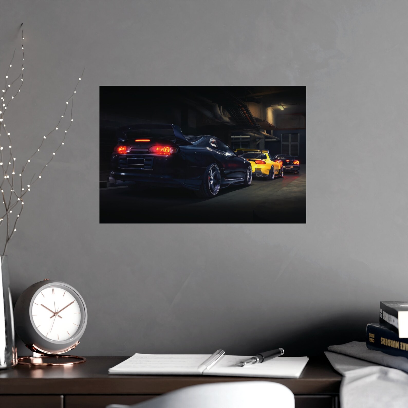 Toyota Supra Mk4 Poster Matte, JDM Poster, Nissan GTR Skyline, Mazda RX ...