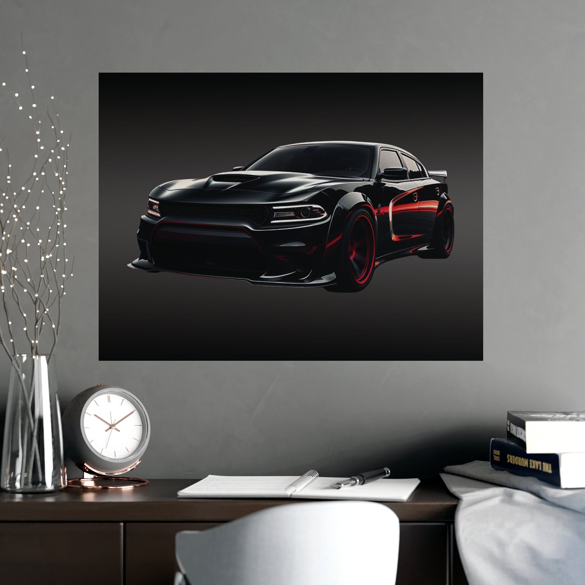 Dodge Charger Hellcat Poster Matte, Hellcat Poster, Dodge Demon, Scat ...