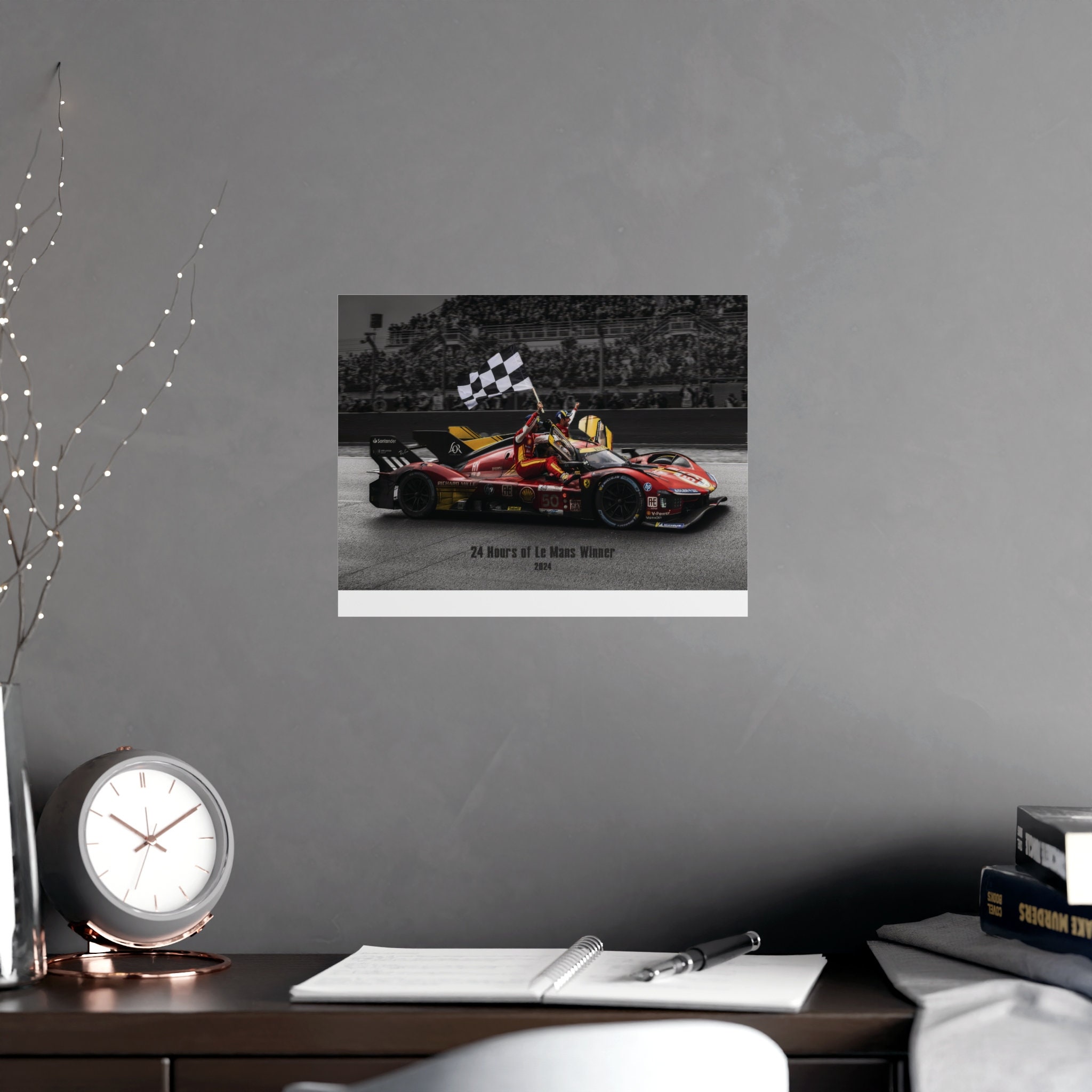 Ferrari Hypercar Poster Matte, Ferrari Poster, Ferrari 499P, Winner of ...