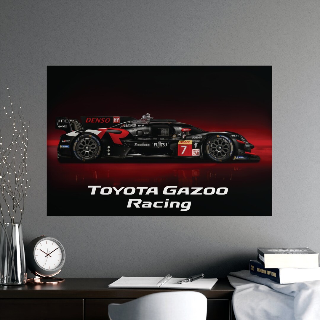 Toyota Gazoo Racing Hypercar Poster Matte, Toyota Poster, Toyota GR, 24 ...