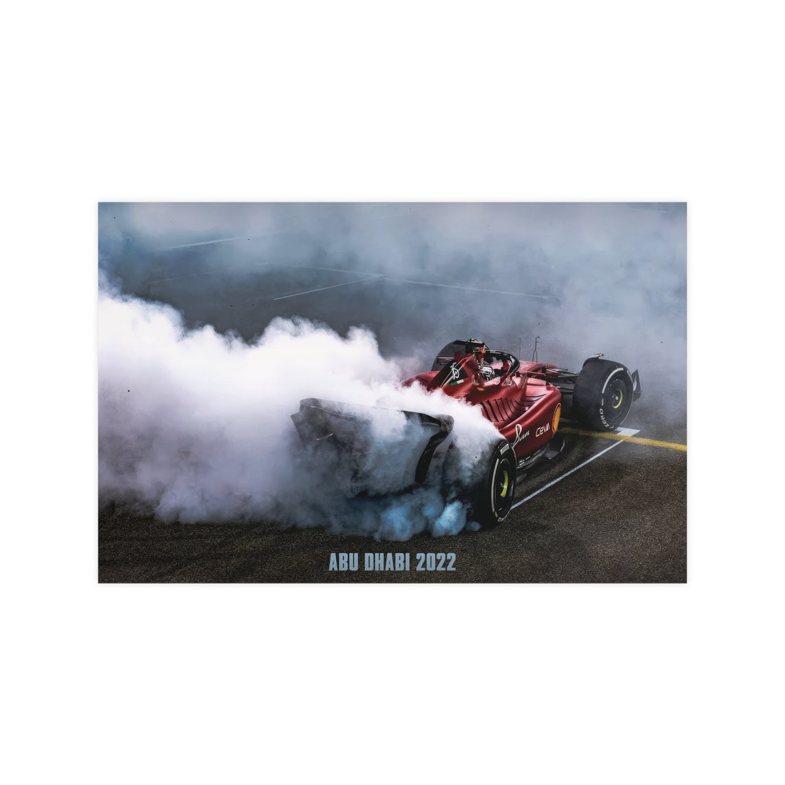 Ferrari F1 Poster Matte, F1 Poster, Ferrari SF22 Competition, Formula 1 ...