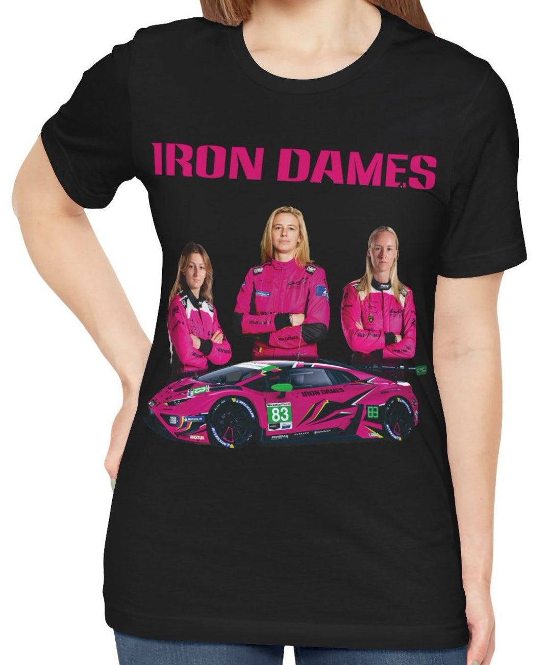 Lamborghini Racing Shirt, Iron Dames Racing Team, 24 Hours of Le Mans ...