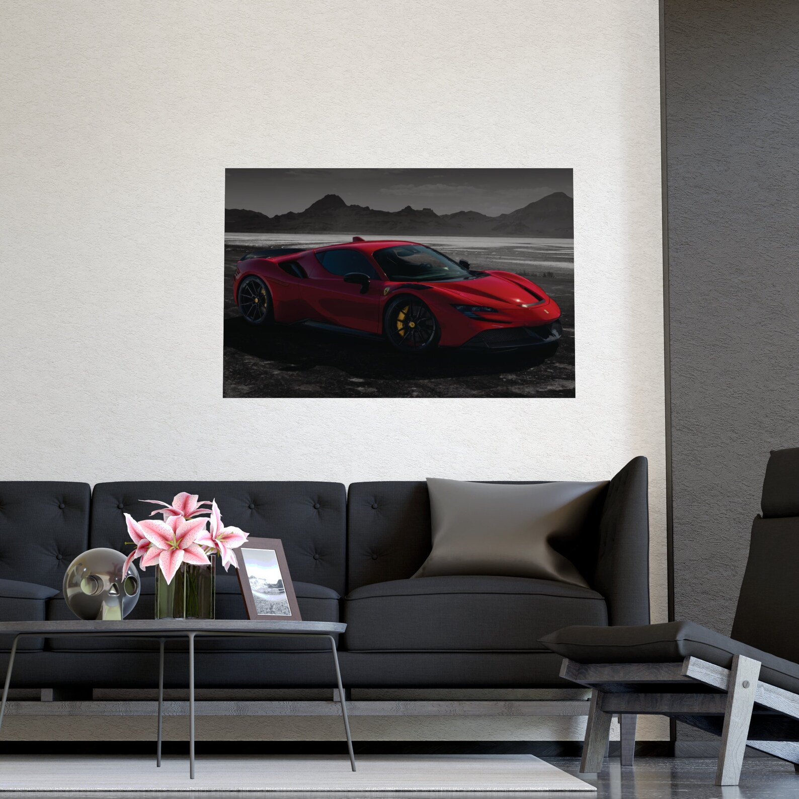 Ferrari Hypercar Poster Matte, Ferrari Poster, Ferrari SF90, Le Mans ...