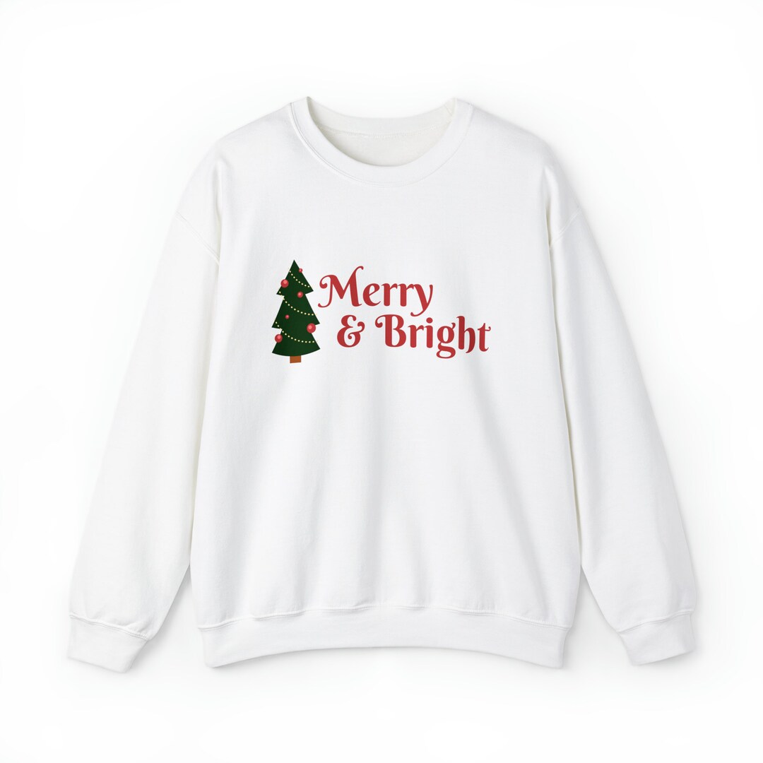 Cute White and Red Simple Christmas Sweater... - Etsy