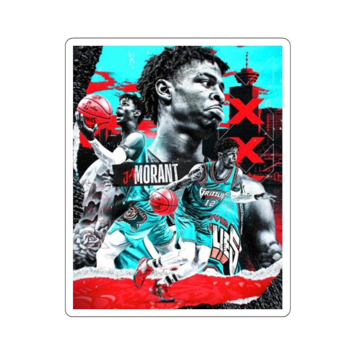 Ja Morant Stickers - Etsy