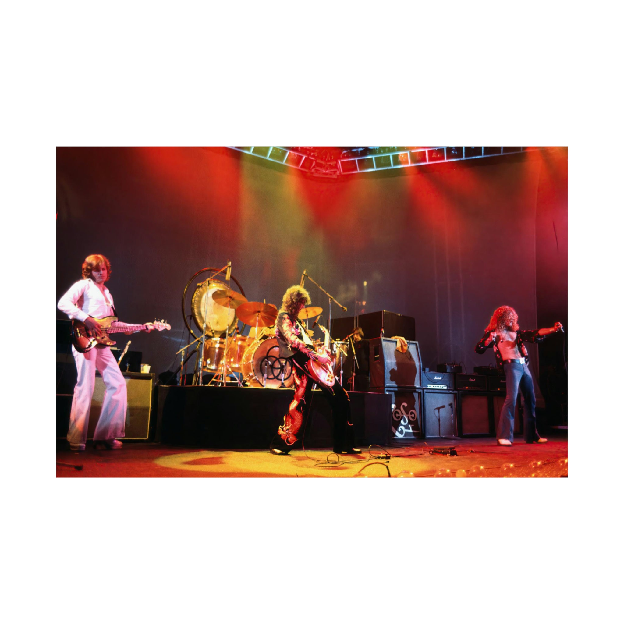 Led Zeppelin Poster live 1975 - Etsy