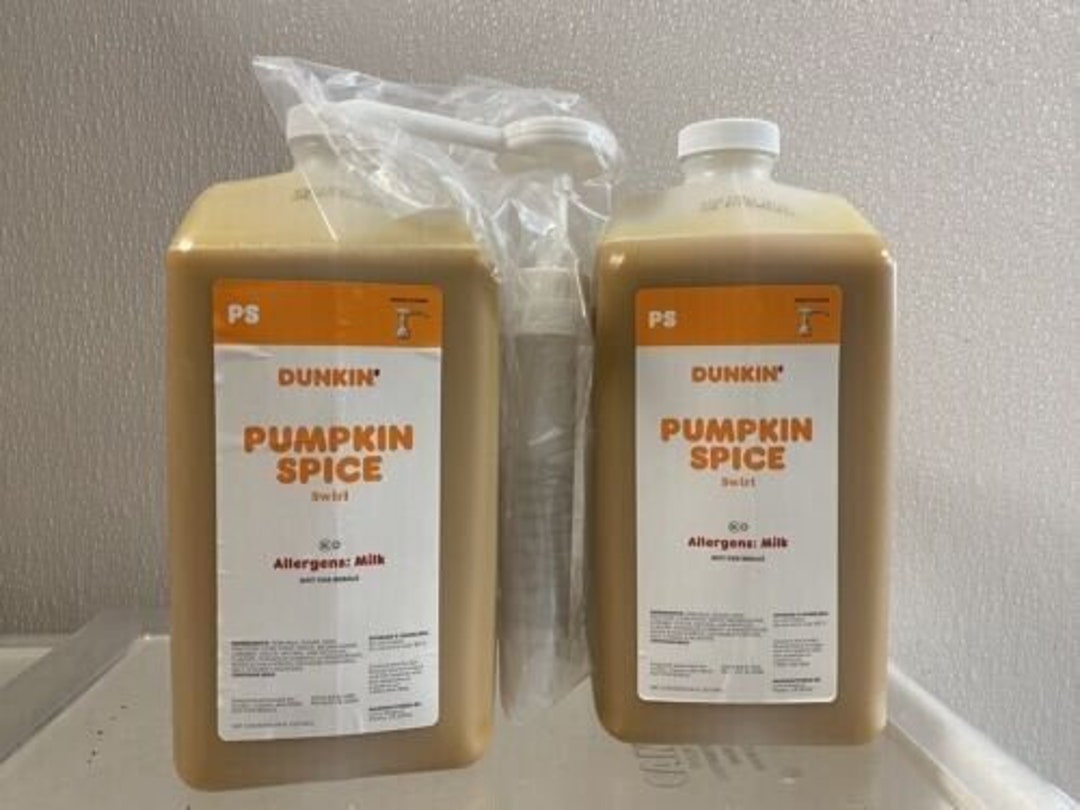 BUNDLE DEAL Two Pack of Dunkin Pumpkin Spice Swirl , 2 Free Pumps - Etsy