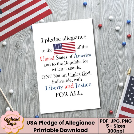 Pledge Of Allegiance Clipart