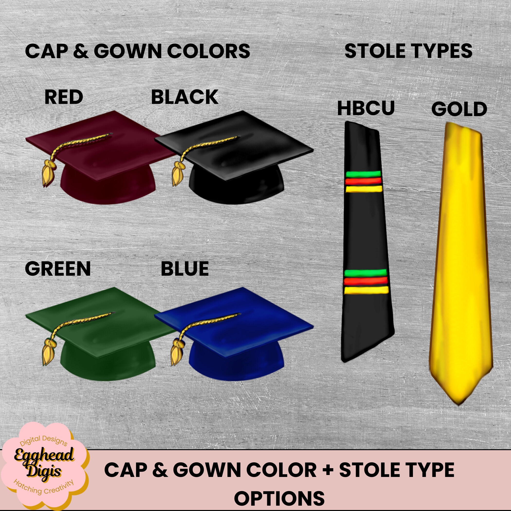 Custom Digital Image | Clipart | Personalized Guy Graduate W/ Name and ...