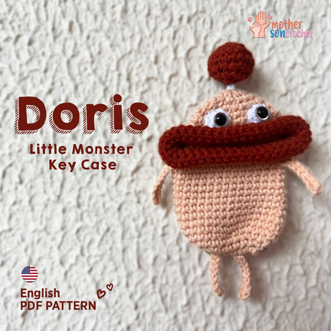 Crochet Pattern Keychain, Amigurumi Tutorial PDF Pattern, Crochet Key ...