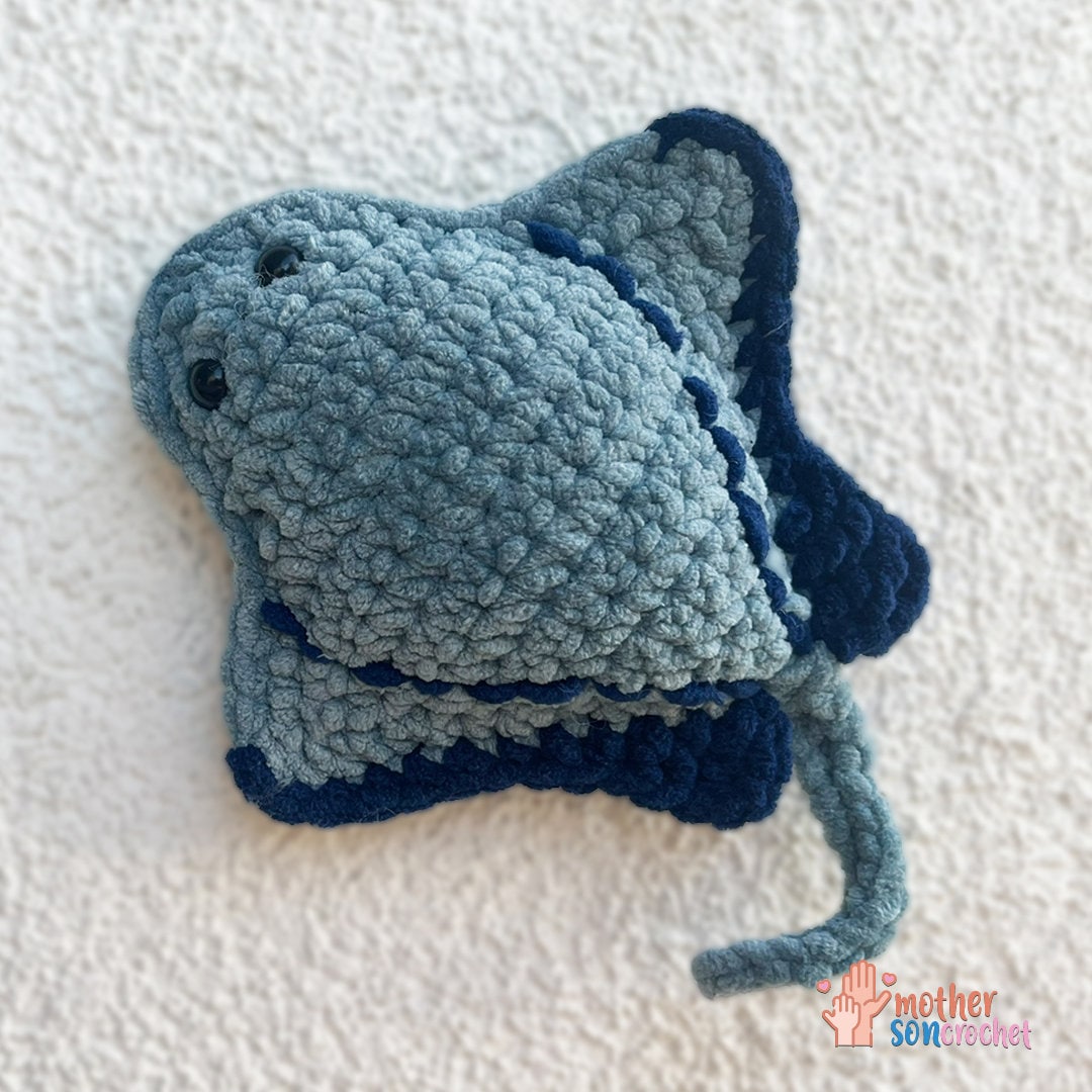 NO SEW Crochet Pattern Stingray Amigurumi Tutorial PDF - Etsy