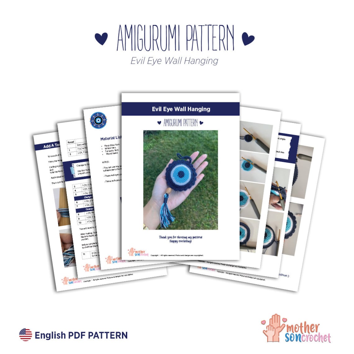 Crochet Pattern Evil Eye Amigurumi Tutorial PDF Pattern Evil - Etsy