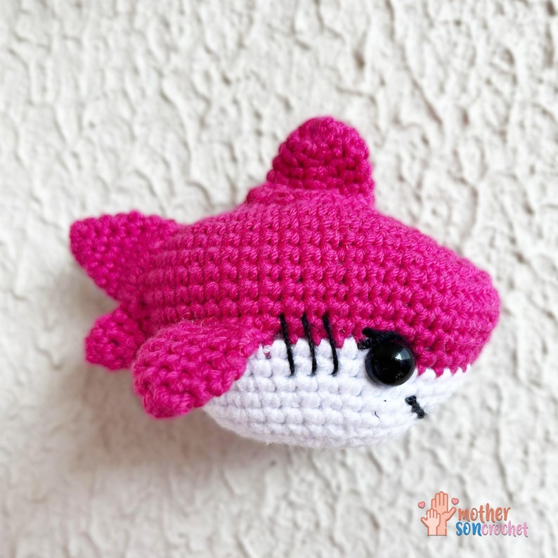 Crochet Pattern Baby Shark, Amigurumi Tutorial PDF Pattern, Amigurumi ...