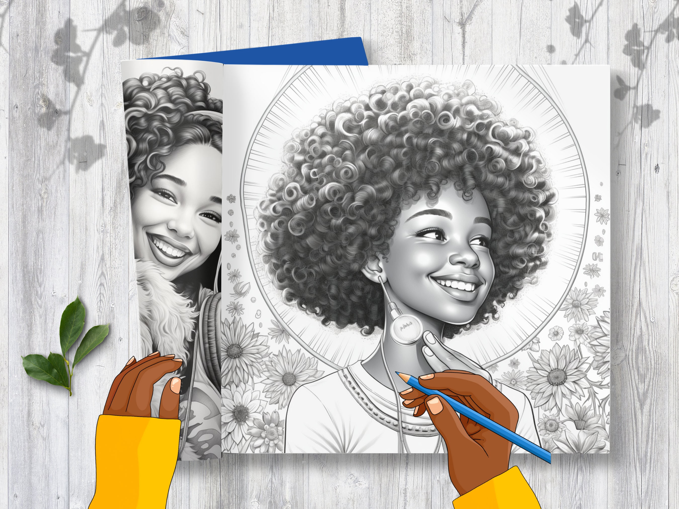 Empower Her Coloring Book for African American Girls, Coloring Book for ...
