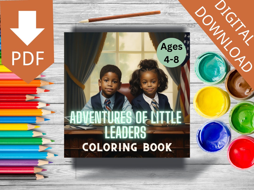 Adventures of Little Leaders, A Black Childrens Coloring Book, Kids ...