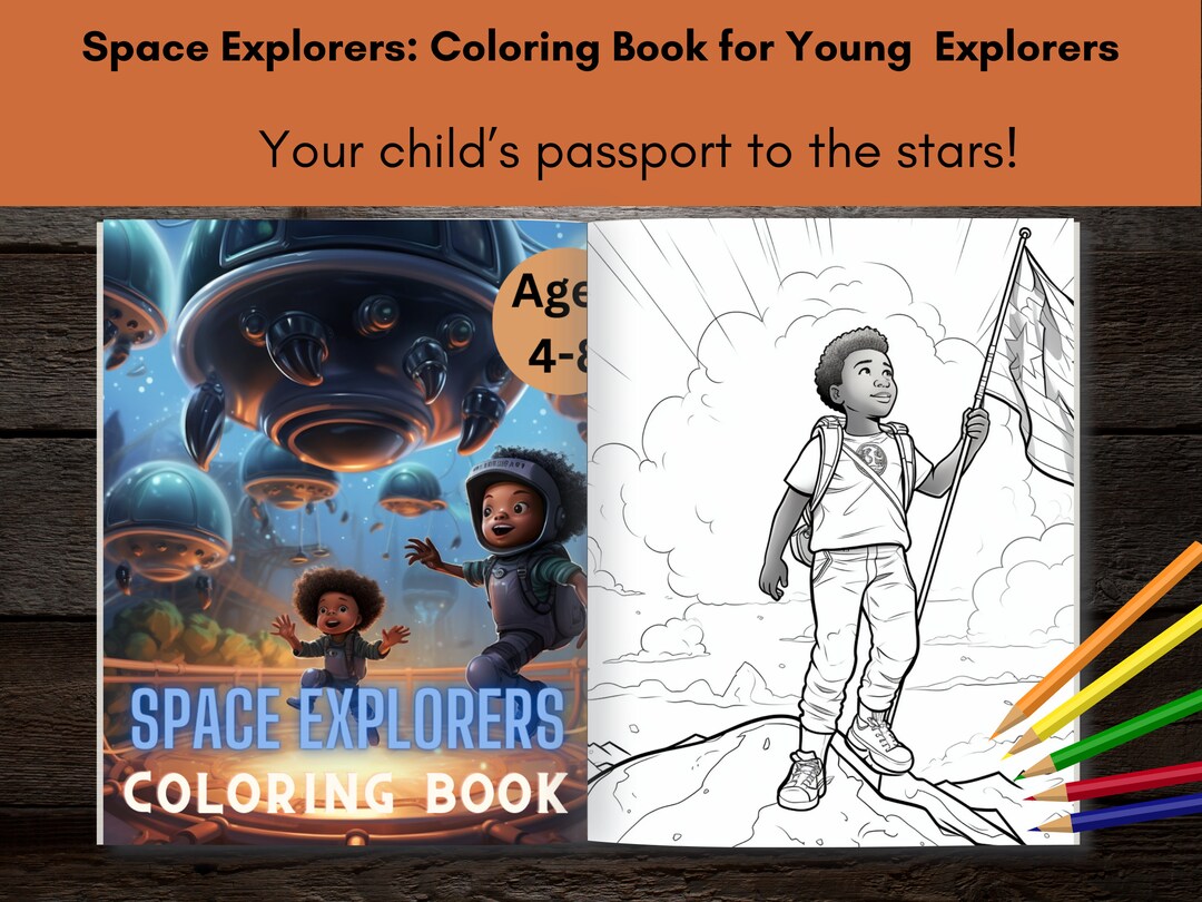 Space Explorers Coloring Book – Your Child's Passport to the Stars ...