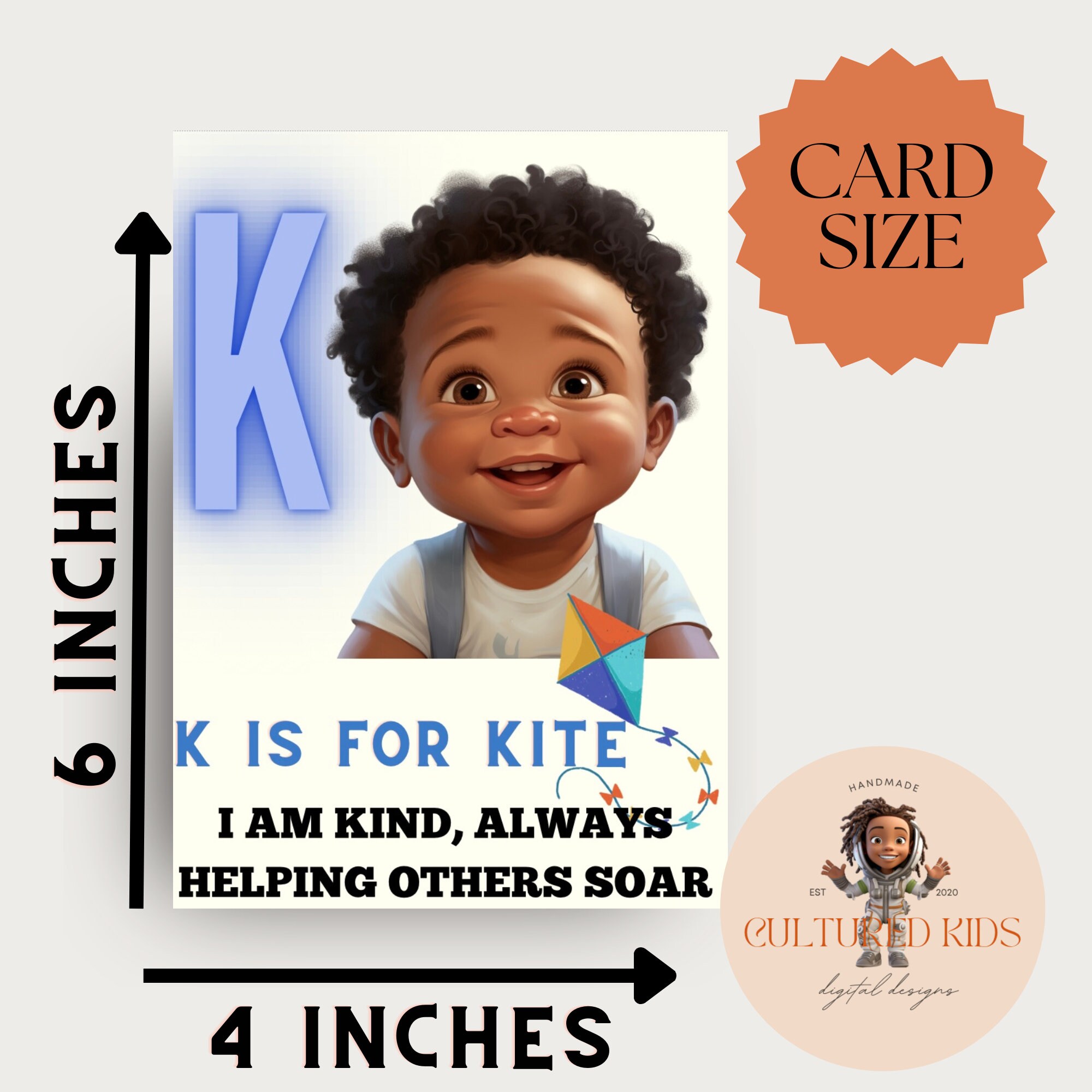 Laminated African American Toddler Flash Cards Toddler Kids Learning ...