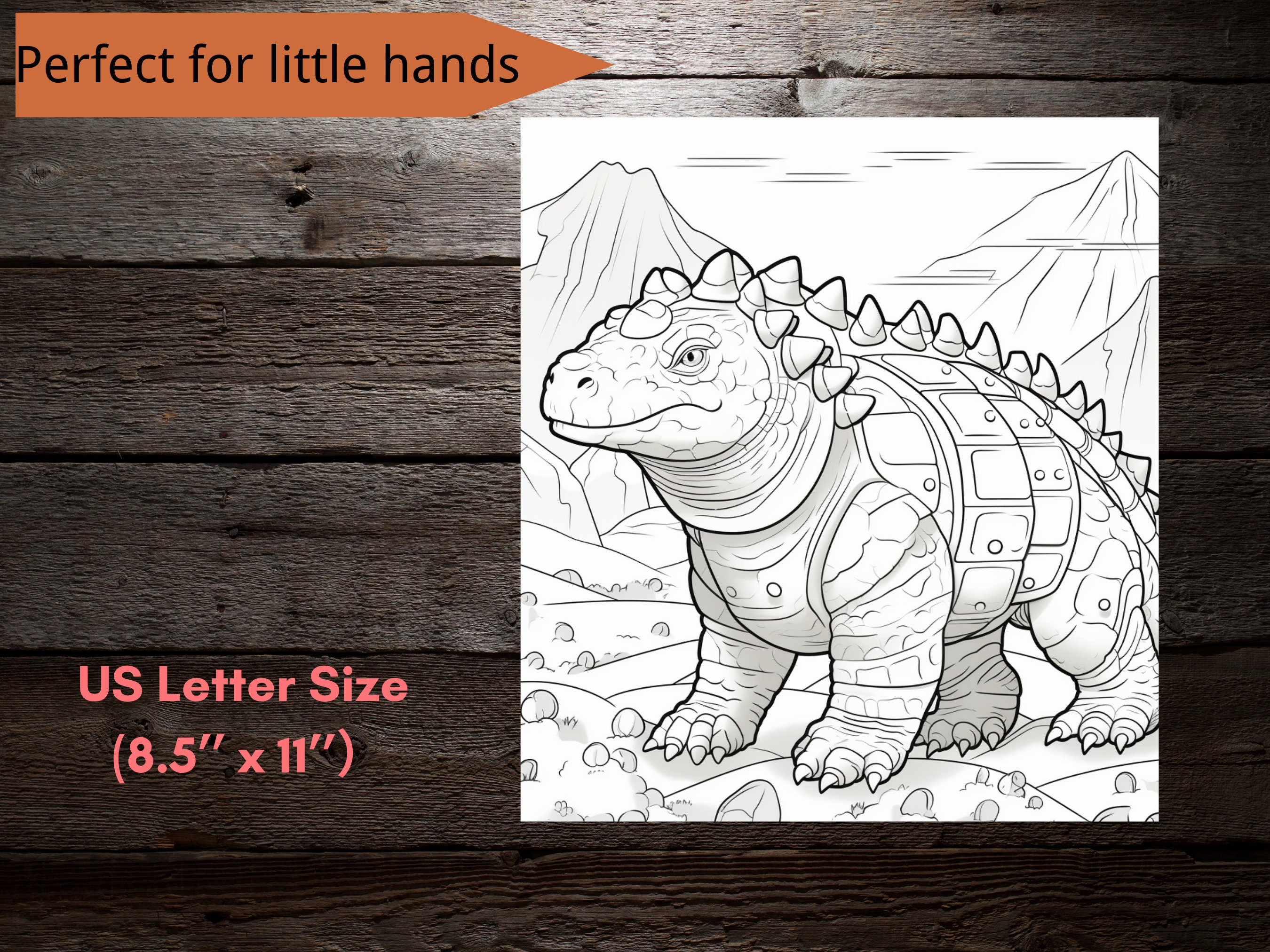 Dinosaurs Adventures Coloring Book – A Children's Book Where ...