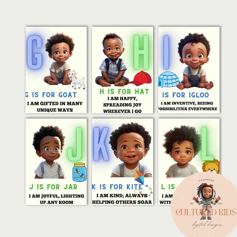 African American Toddler Flash Cards | Toddler and Kids Learning ...