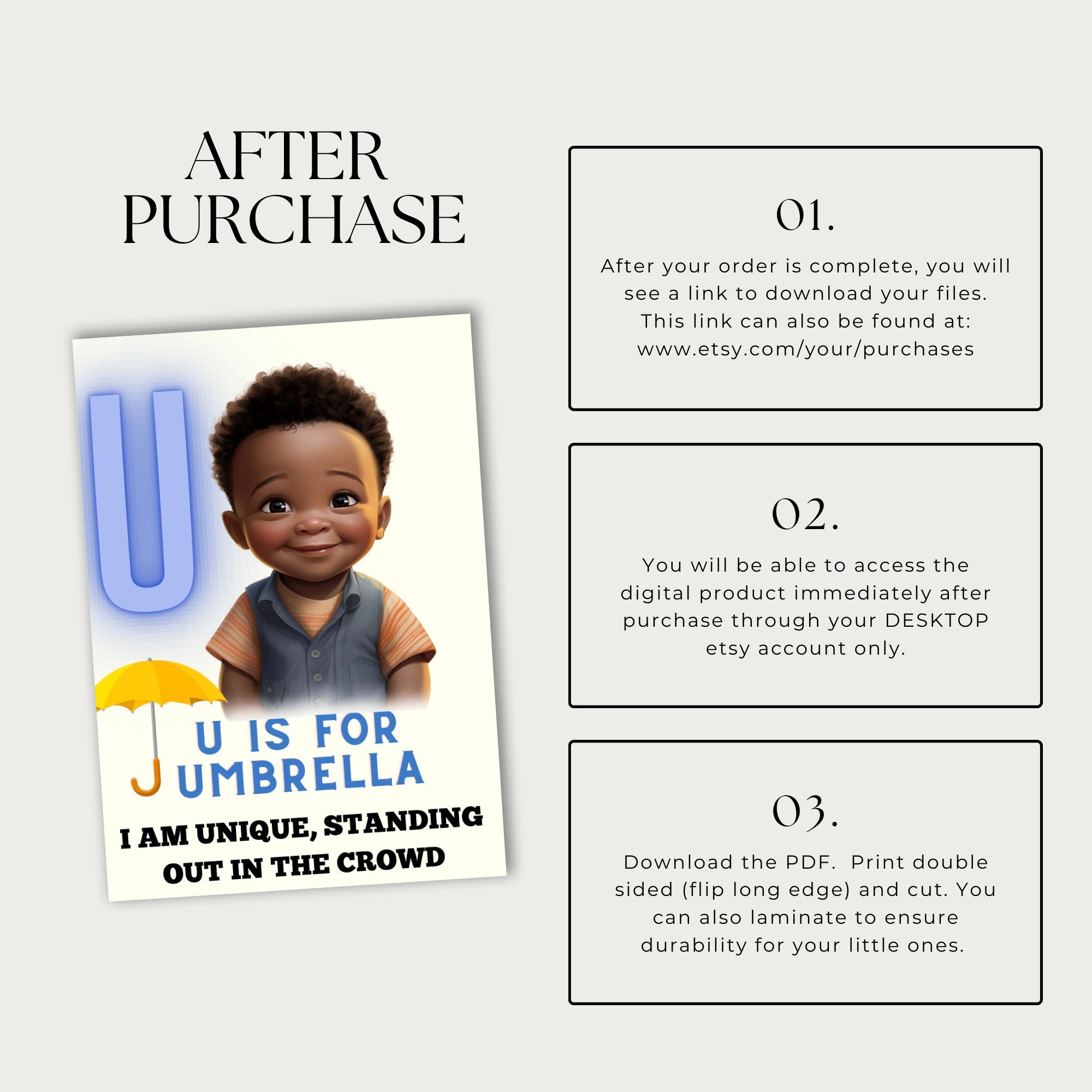 Laminated African American Toddler Flash Cards Toddler Kids Learning ...